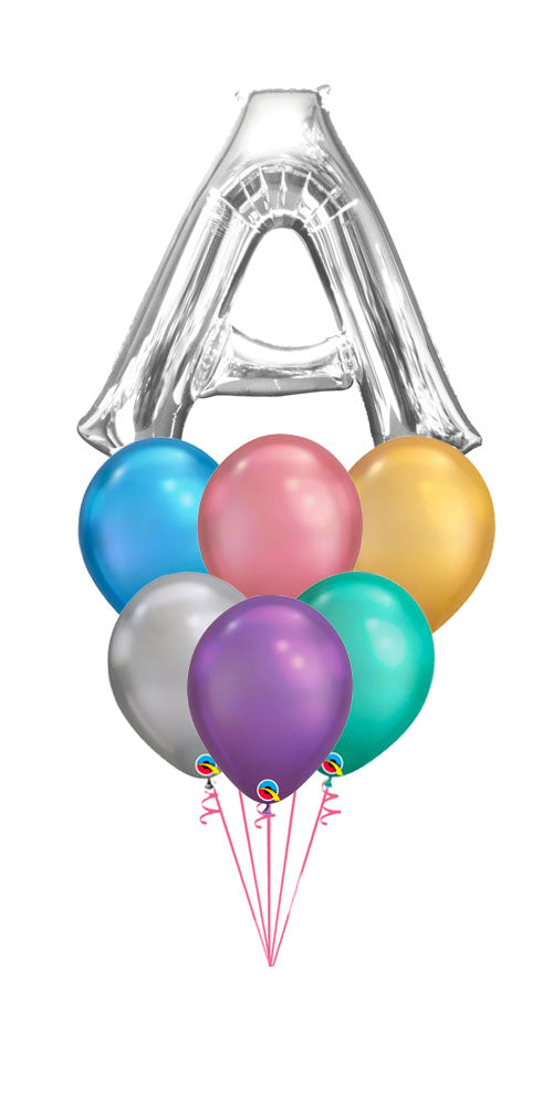 Letter Balloons - Balloon Bouquet - Helium Balloons Dubai