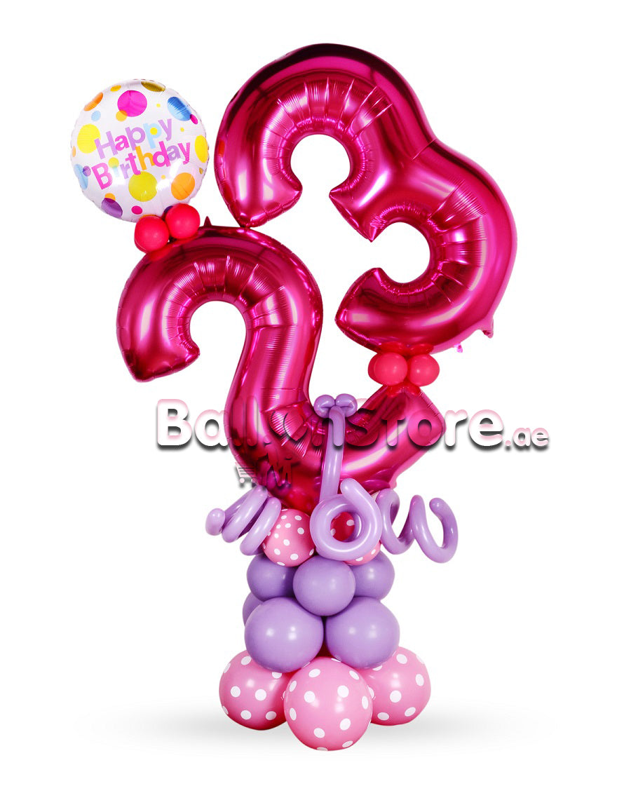 Number Balloons - Balloon Arrangement Dubai